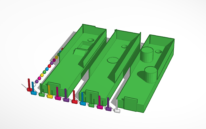 3D design mini golf corse - Tinkercad