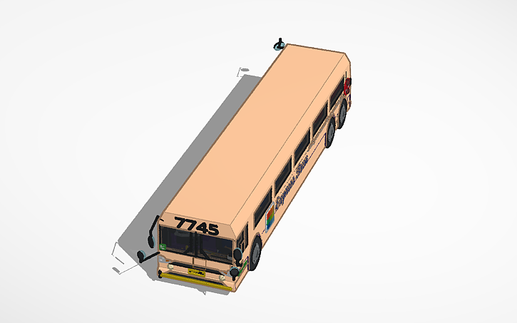 3D design V0.3.9 Tinkercad Express Tour Bus - Tinkercad