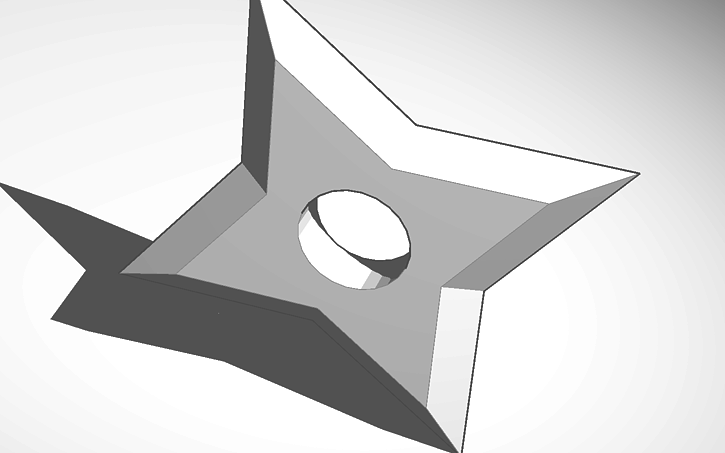 3D design Ninja Star | Tinkercad