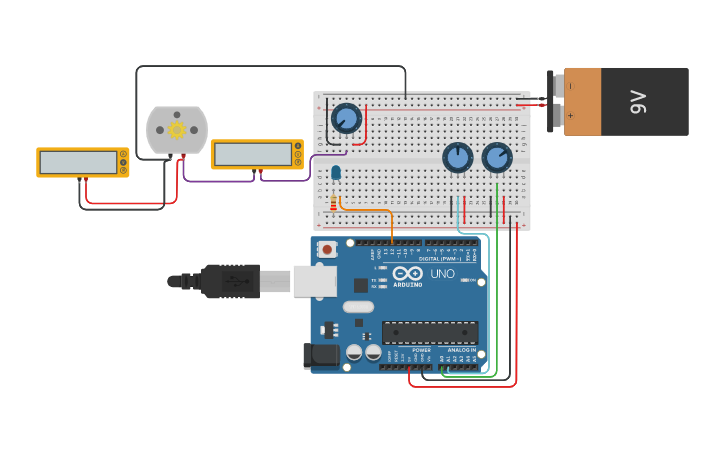 Circuit design Stroboscope | Tinkercad