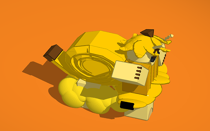 3D design split (regretevator) - Tinkercad