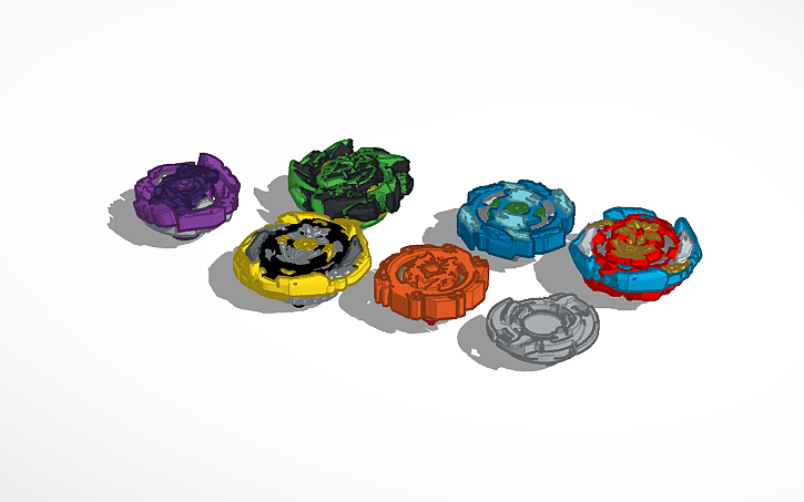 3D design Copy of Beyblade burst Random booster vol 22. - Tinkercad