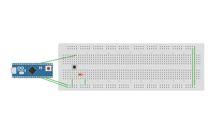 Circuit Design Serial Pushbutton Tinkercad