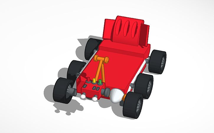 3D design Autonomous rover - Tinkercad