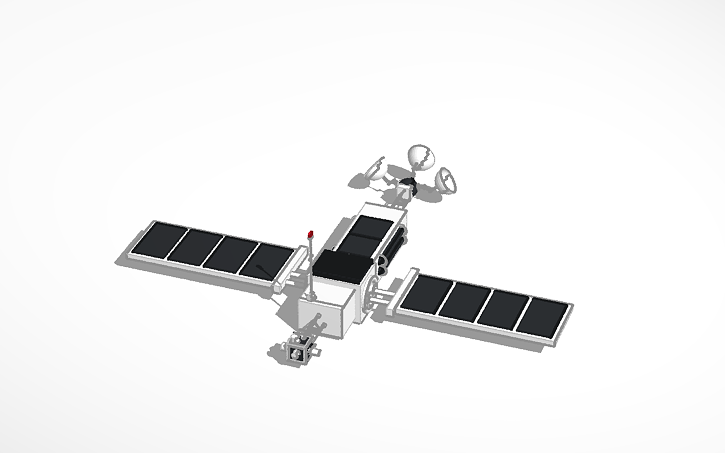3D design SPACE SATELLITE - Tinkercad