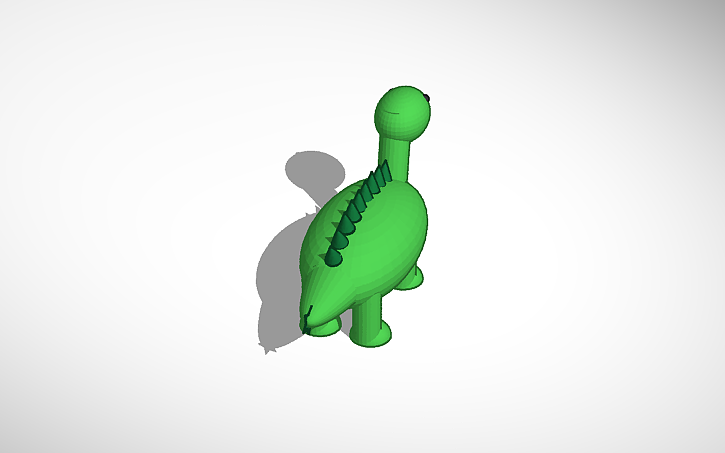 3D design Dinosaurio | Tinkercad