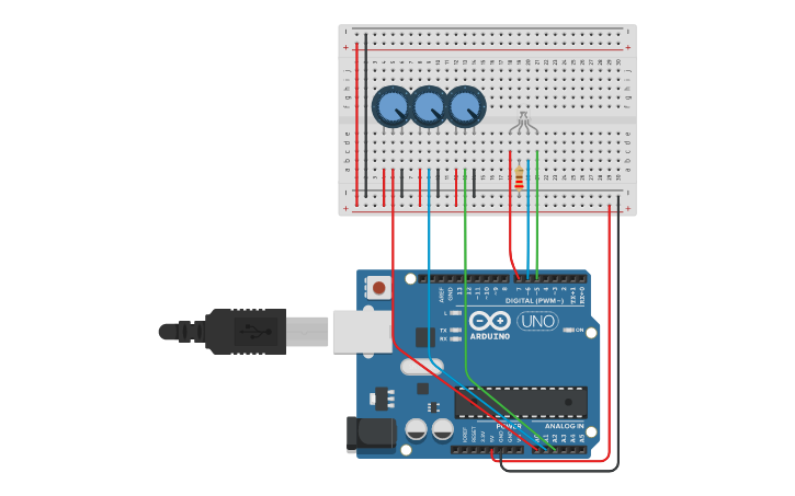 Circuit Design Supplementary 2 3 Potentiometer And 1 Rgb Led Light