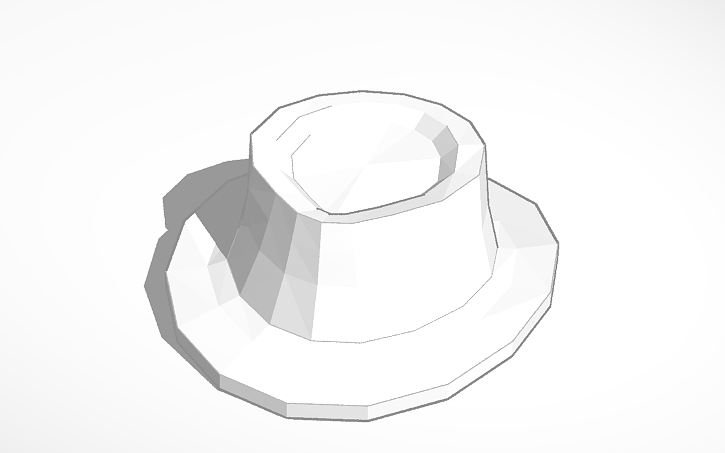 3D design Fedora hat - Tinkercad