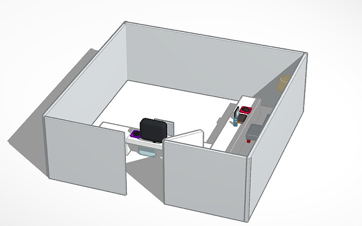 3D design My Online Learning Setup (3D OFFICE) - Tinkercad
