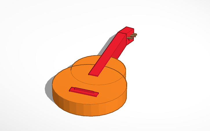 3D design Guitar - Tinkercad