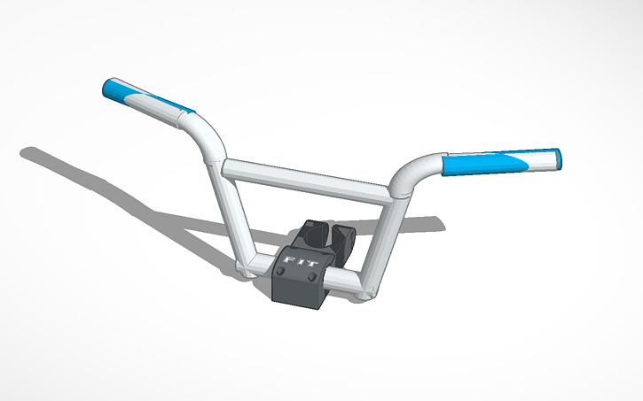 3D design bmx. Fit stem and 4 piece bars | Tinkercad