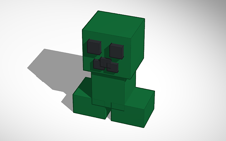 3D design -[]Creeper In 3d[]- | Tinkercad