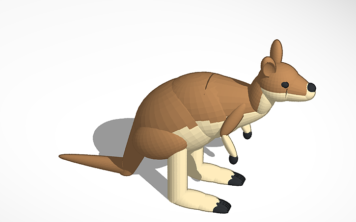 3D design Kangaroo - Tinkercad