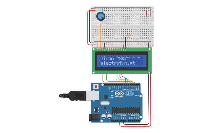 Circuit design Trabalho 21 | Tinkercad