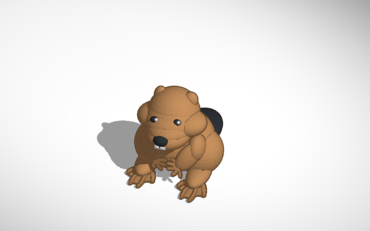 3D design BEAVER!!!! - Tinkercad