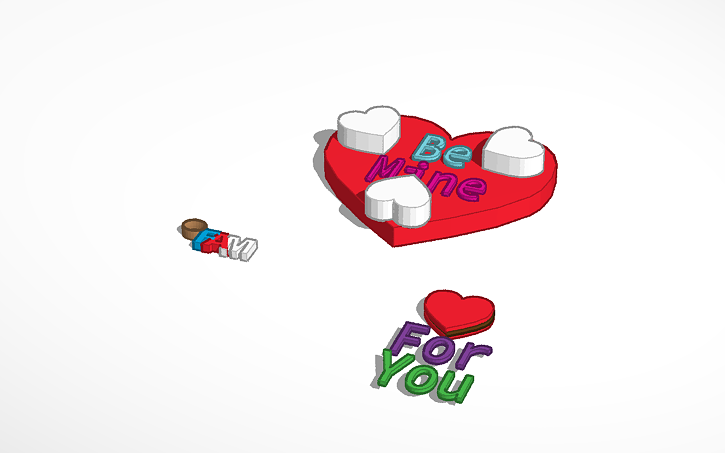 3D design Valentines Day Special (Teacher Made me >:O) - Tinkercad