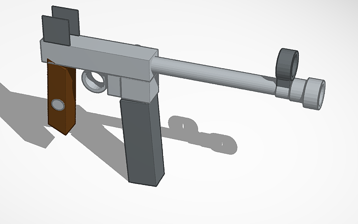 3D design tf2 SMG - Tinkercad