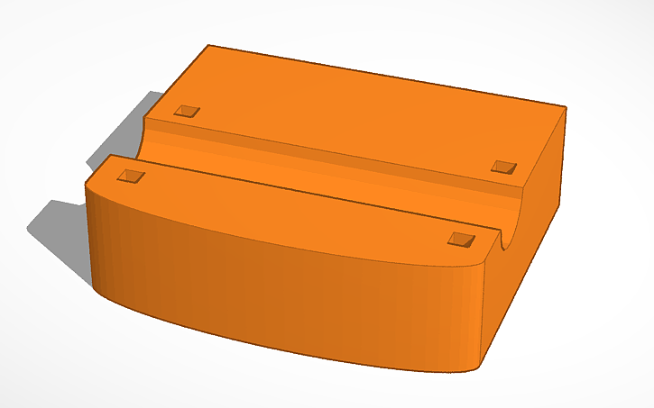 3D design Padlock Bike rack - Base - Tinkercad