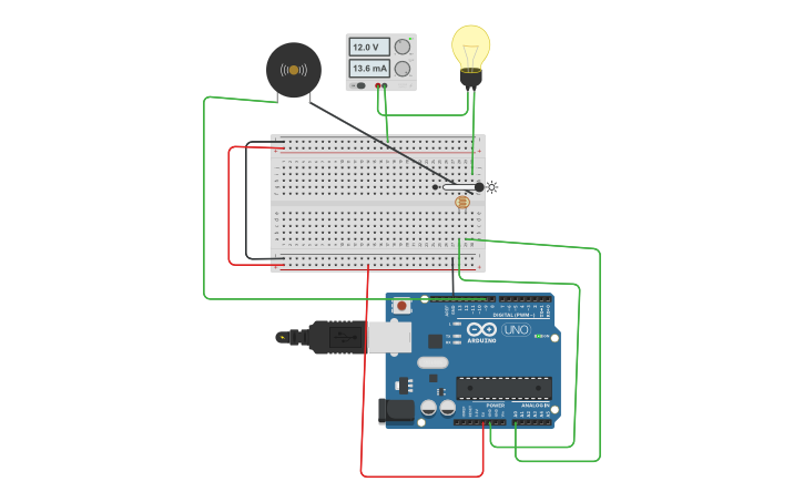 Circuit design Exam C3 | Tinkercad