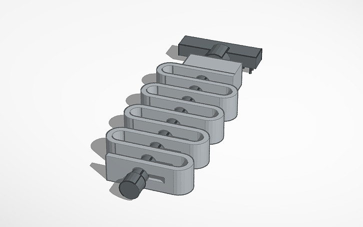3d Design Print In Place Spring Locks V1 Copyable Tinkercad