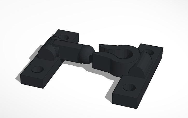 3D design Slider Clasp - Tinkercad