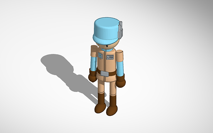 3D design Character template - Tinkercad