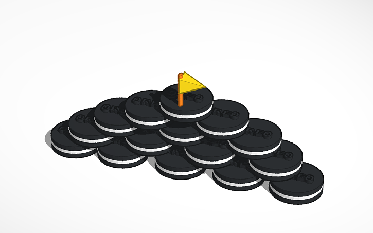3D design The Mighty Tower of Oreos! | Tinkercad
