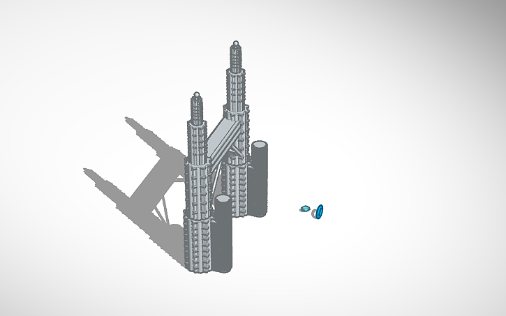 3D design petronas towers | Tinkercad