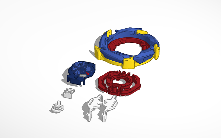 3D design The Metal Project Part 1: Custom Metal Sonic BU beyblade ...