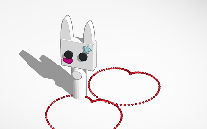 3D design light stik newjeans - Tinkercad