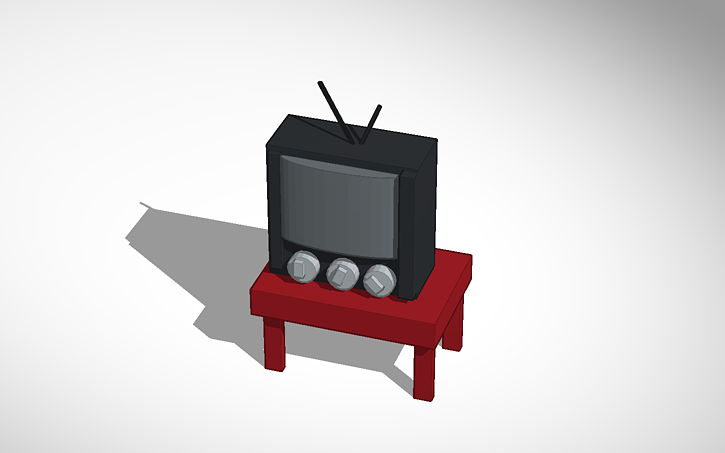 3D design TV | Tinkercad