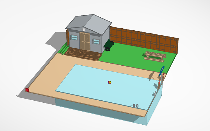 3D design Ronnie's Backyard - Tinkercad
