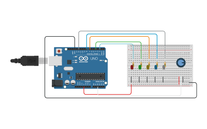 Circuit design trabalho 1 desafio da semana 3 | Tinkercad