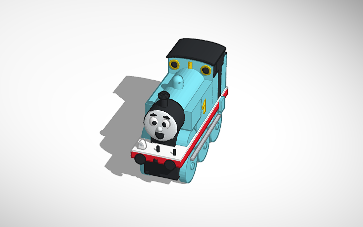 3D design Thomas the train - Tinkercad