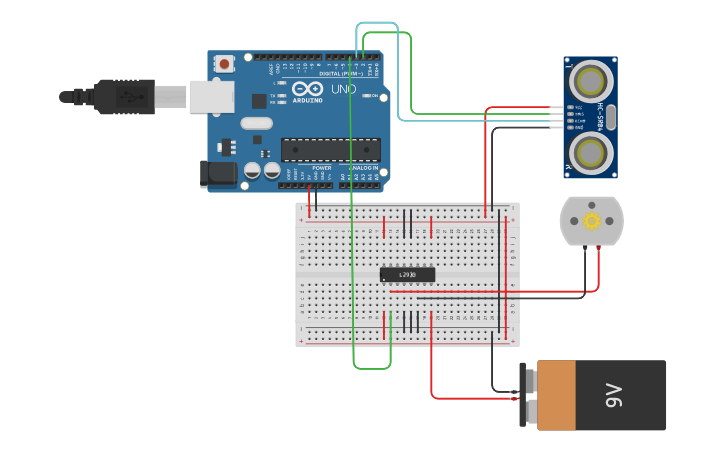 Circuit design sad cat fixer - Tinkercad