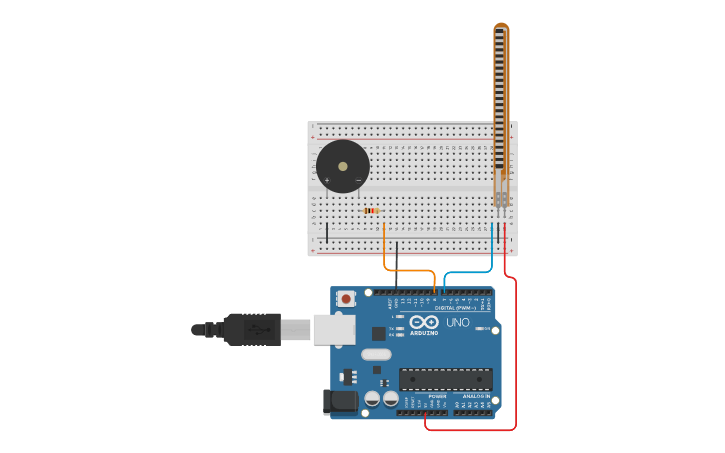 Circuit design Arduino 05. Encender Led con sensor infrarrojos | Tinkercad