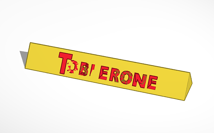 3D design Simple Toblerone Packet | Tinkercad