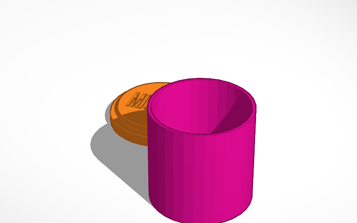 3D design 3D box - Tinkercad