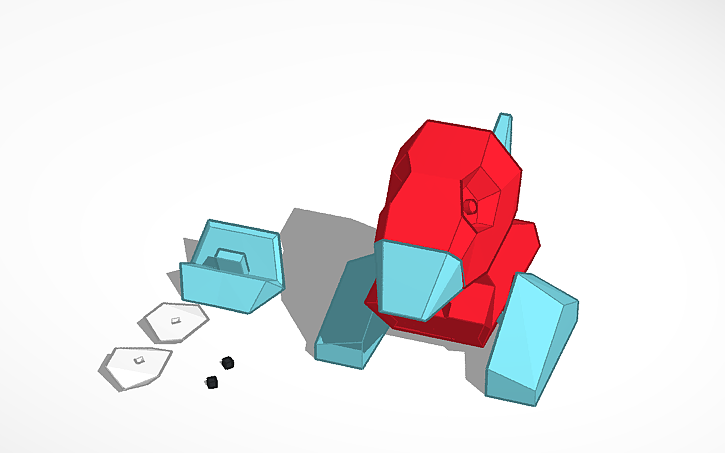 3D design porygon pokemon | Tinkercad