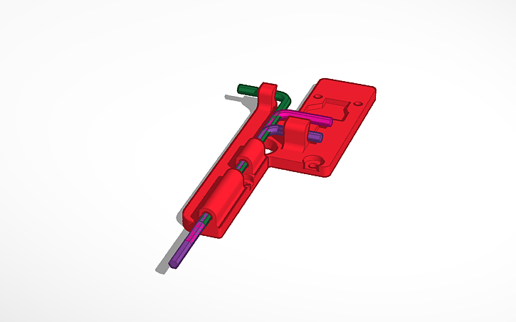 3D design Allen key probe - Tinkercad