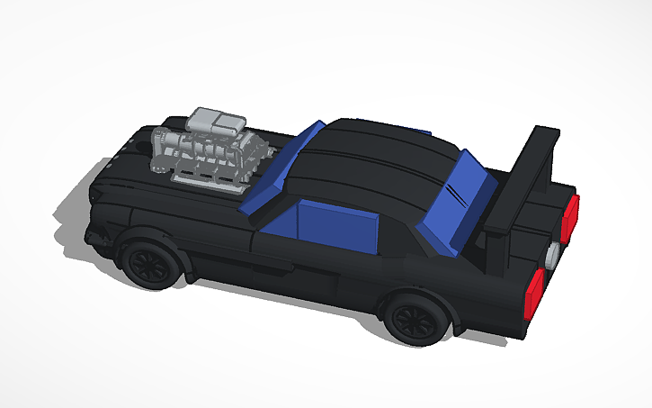 3D design mustang hot rod - Tinkercad