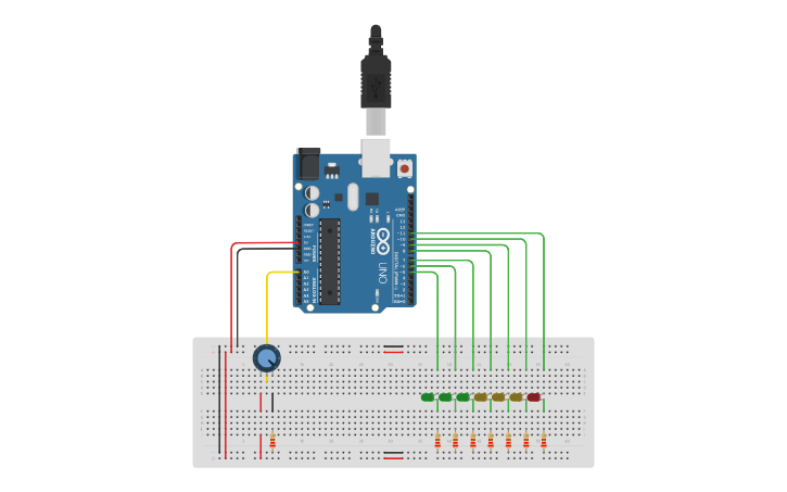 Circuit design Diseño arduino | Tinkercad