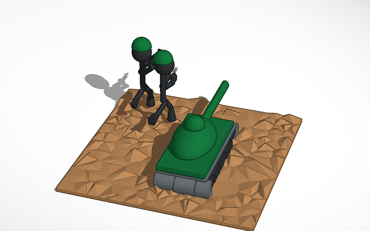 3D design Army - Tinkercad