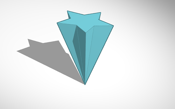3D design star - Tinkercad