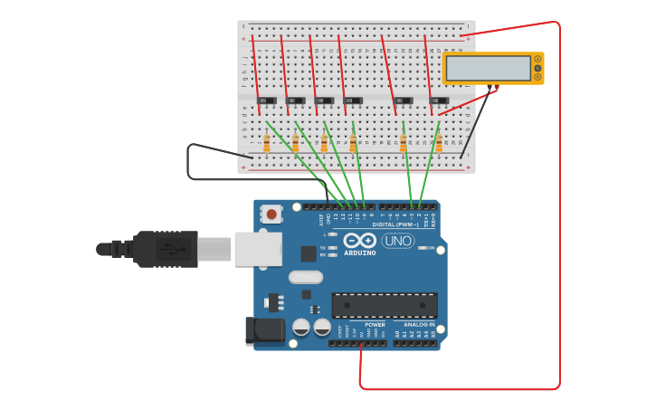 Circuit Design Multiplexer Tinkercad