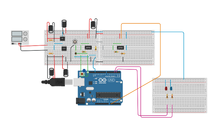 Circuit design PROTOTIPO PULSIOXÍMETRO - Tinkercad