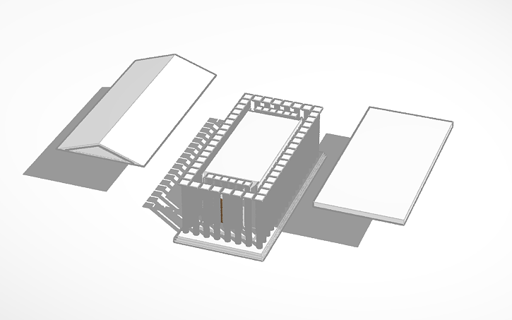 3D design Parthenon Build | Tinkercad