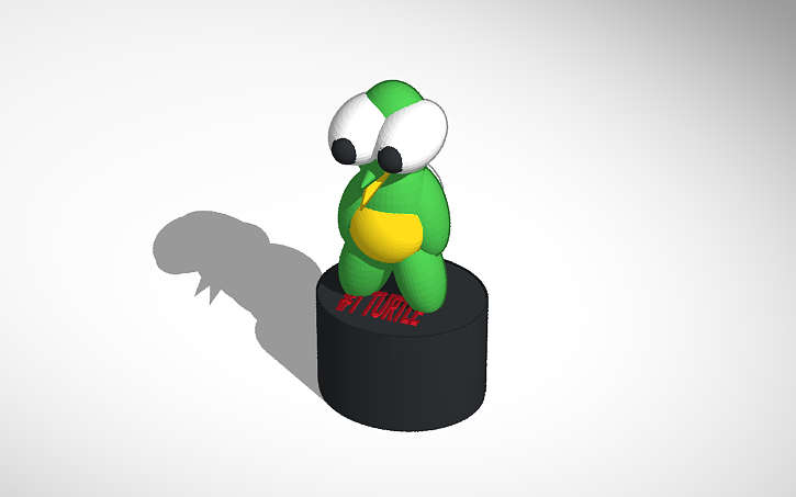 3d Design Dumb Turtle Tinkercad