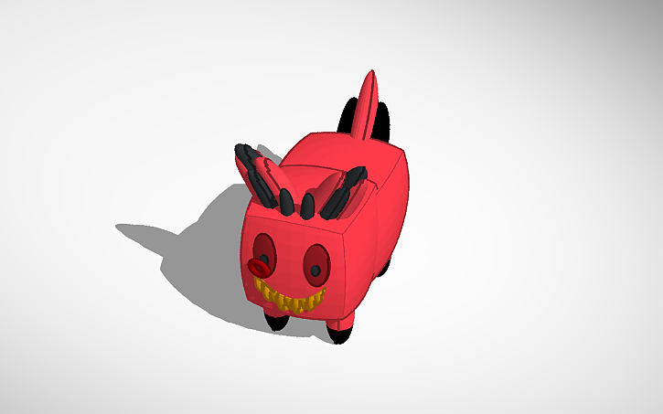 3D design Alastor cat - Tinkercad