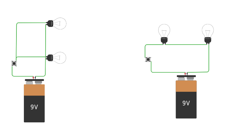 Circuit design circuito elétrico em serie e paralelo | Tinkercad